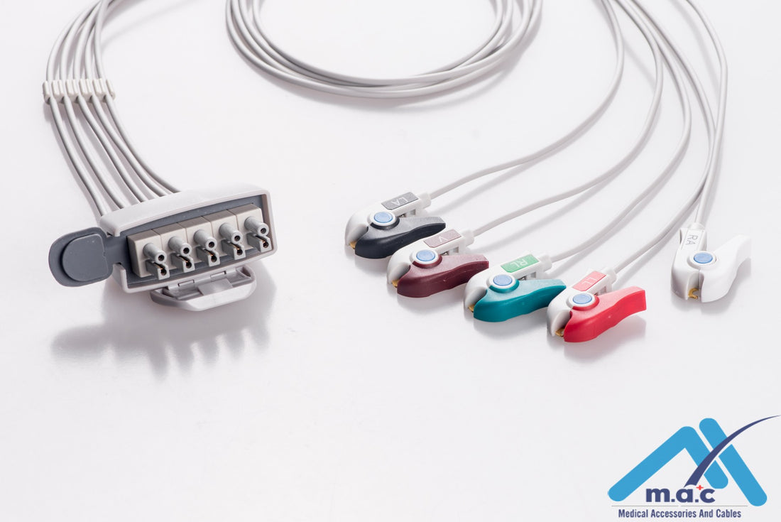 Philips Telemetry ECG Cables ATM5-90P – Macmedcable